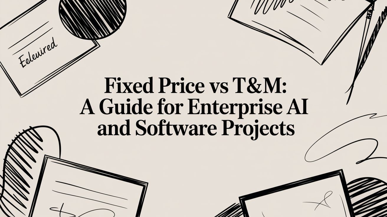 Fixed Price vs T&M: A Guide for Enterprise AI and Software Projects