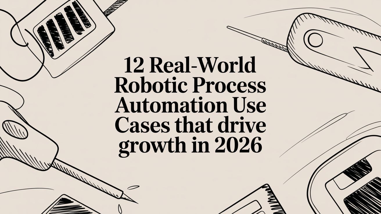 12 Real-World Robotic Process Automation Use Cases That Drive Growth in ...